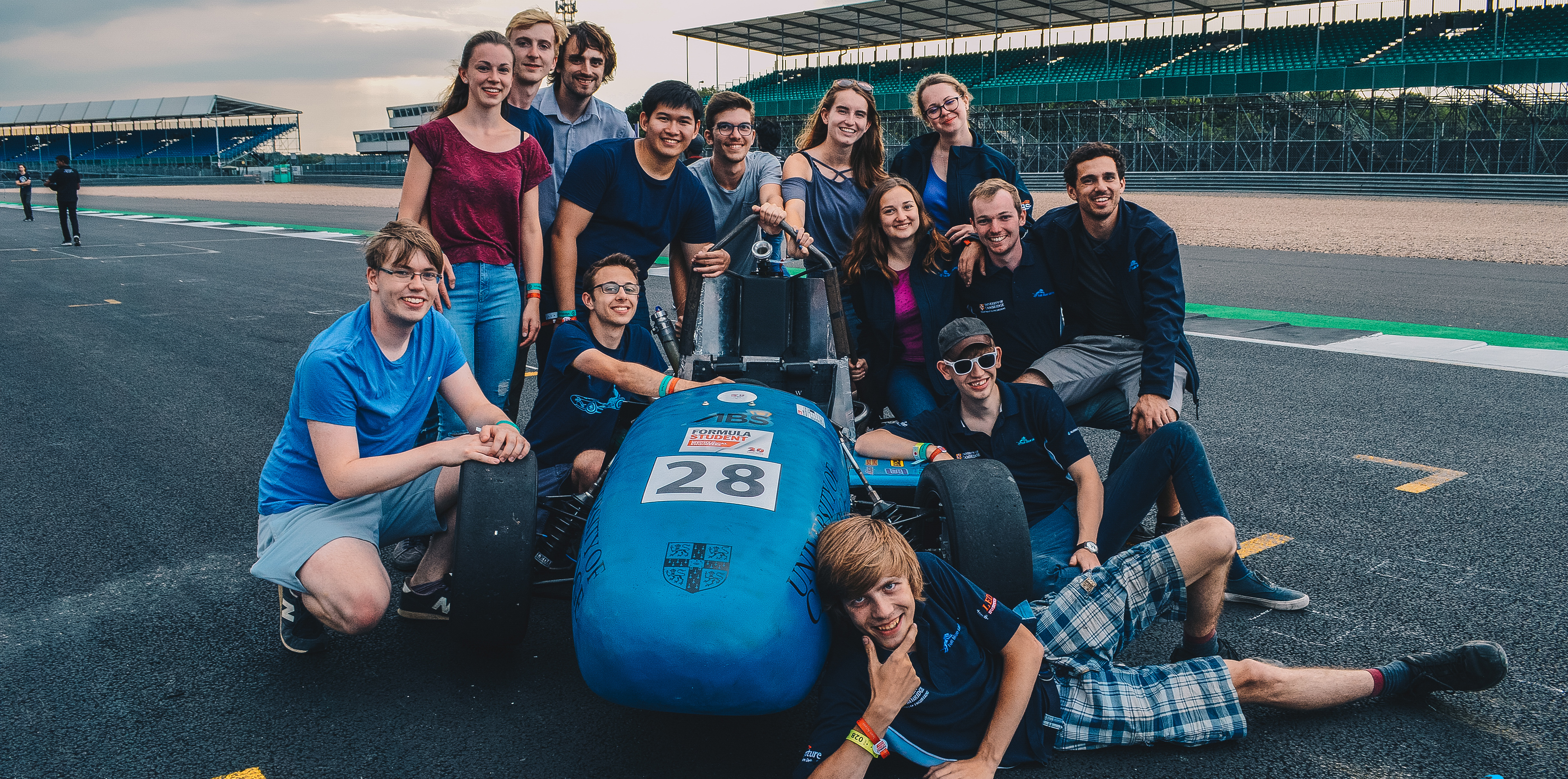 Full Blue Racing Team at the Formula Student competition | Department ...